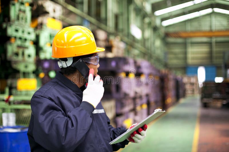 Industrial engineer stock photo. Image of mechanic, manufacturing ...