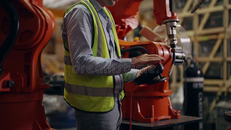 Industrial Engineer Worker with Safety Uniform Working at Factory Stock ...