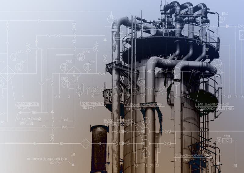 Industrial Engineering Technology Stock Image - Image of diagram ...