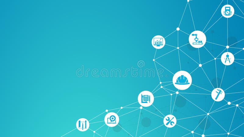 Industrial Engineering Vector Illustration. Industry Stock Vector ...