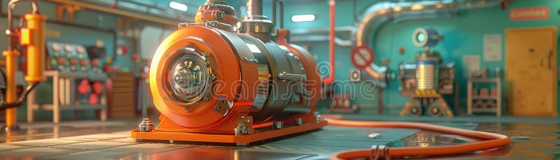 Industrial Engineering Workshop, Heavy Machinery with High-performance ...