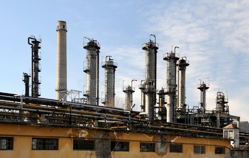 Gas distribution facility stock photo. Image of plant, energy - 979054