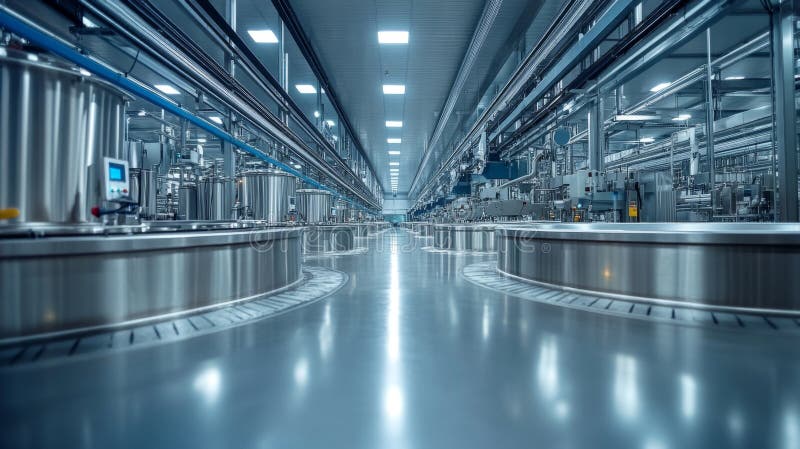 Industrial Facility with Advanced Machinery for Production and ...