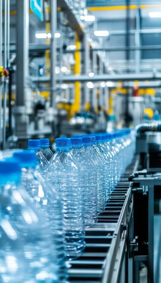 Industrial Facility for Automated Plastic Bottle Production Machinery ...