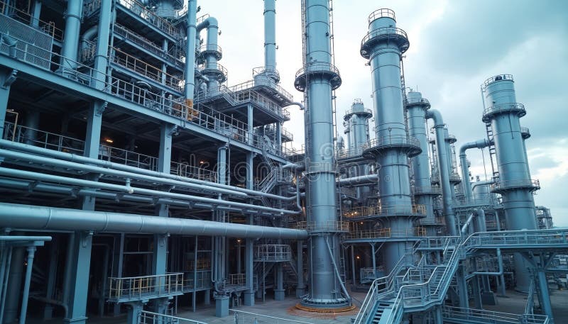 Large Chemical Processing Towers Stock Illustrations – 194 Large Chemical Processing Towers ...