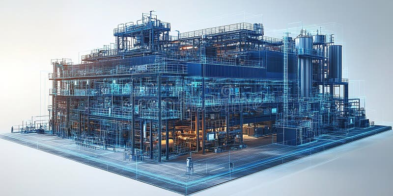 Industrial Facility Design Showcasing Advanced Architecture and ...