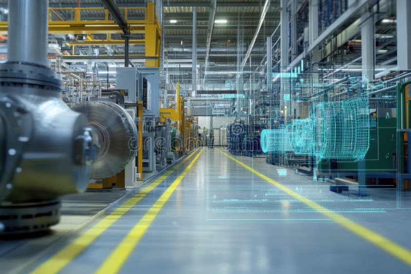 Industrial Facility Showcasing Advanced Manufacturing Technology with ...