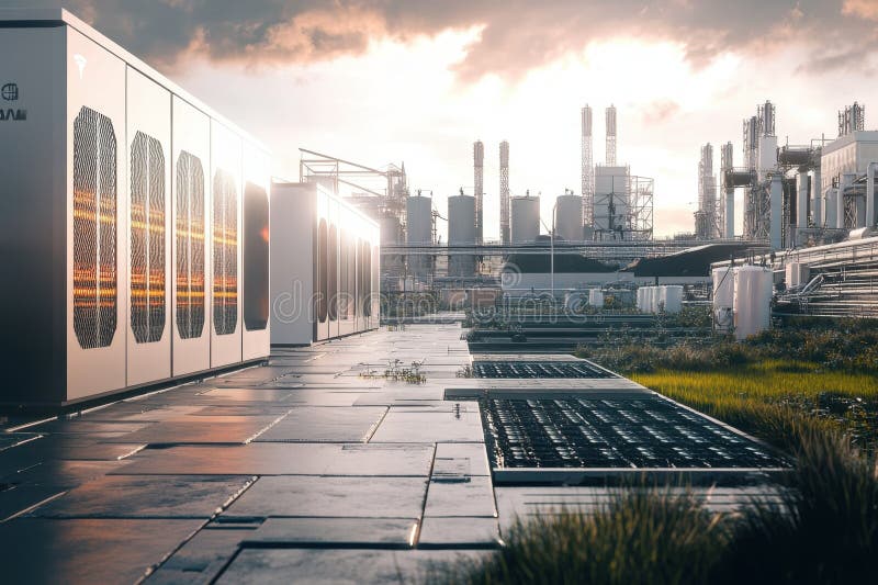 Industrial Facility with Technology and Structures Under a Dramatic ...