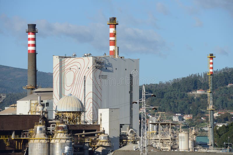 Industrial Factory Exterior Stock Photo - Image of energy, refinery ...
