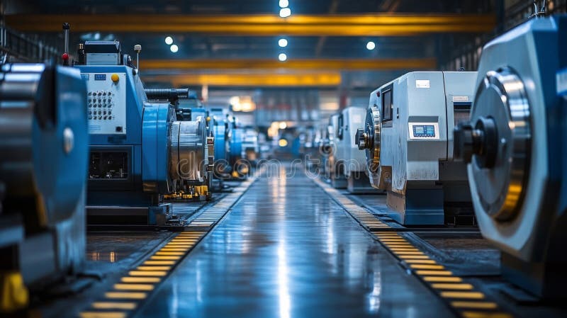 Industrial Factory Machinery Lines Manufacturing Process Stock ...