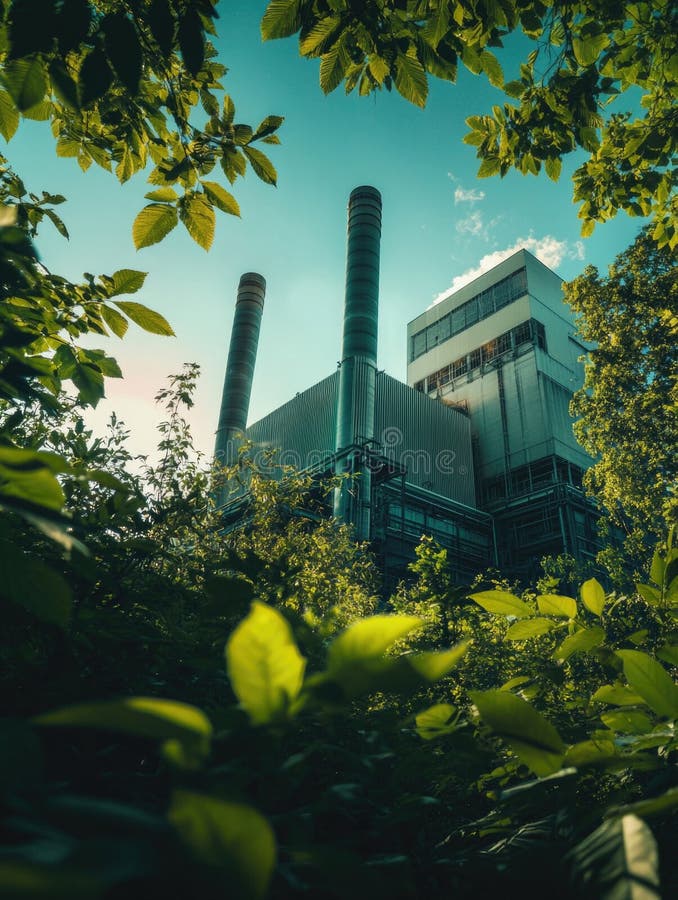 Industrial Factory Smoke Stack Stock Image - Image of factory, ecology ...