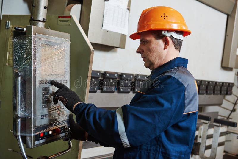 Industrial factory worker stock image. Image of production - 71770903