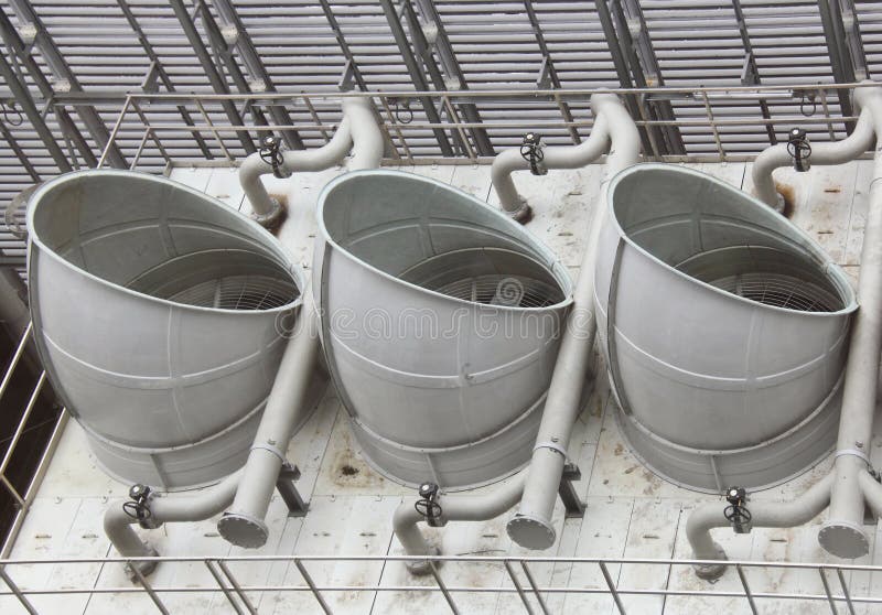 The Industrial Fan Pipe from Factory Stock Photo - Image of ...