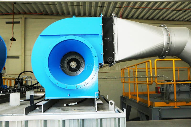 Industrial Fans for Equipment in Factories Stock Photo - Image of ...