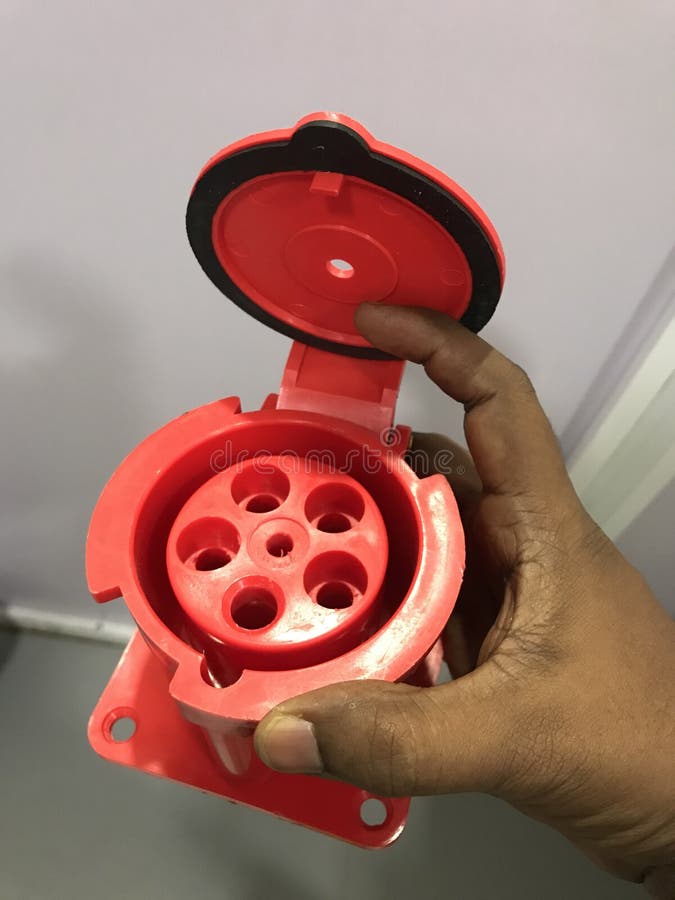 Industrial Female Socket for Electrical Connection for an Plant Work ...
