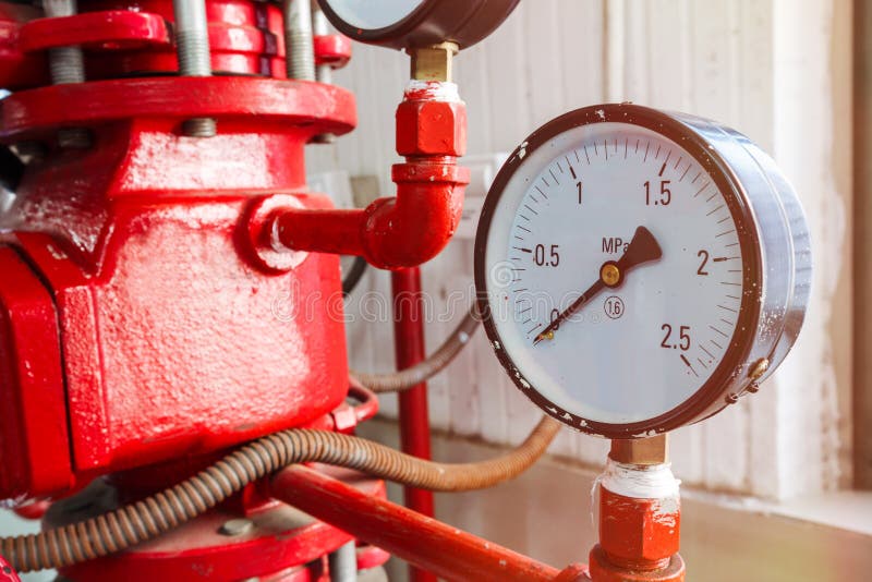 Industrial Fire Control System Stock Image - Image of interior ...