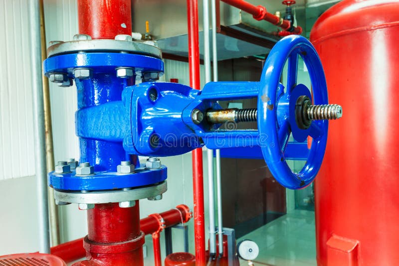 Industrial Fire Control System Stock Image - Image of background ...