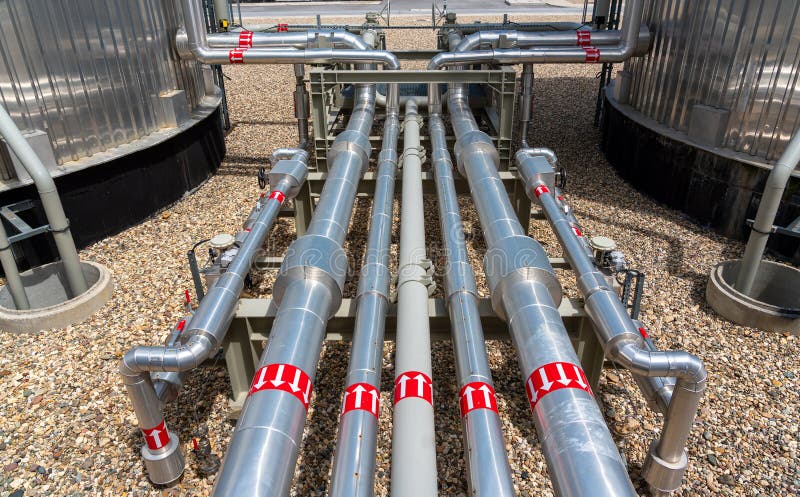 Industrial Fire Protection Pipeline System Showcasing Reliable ...