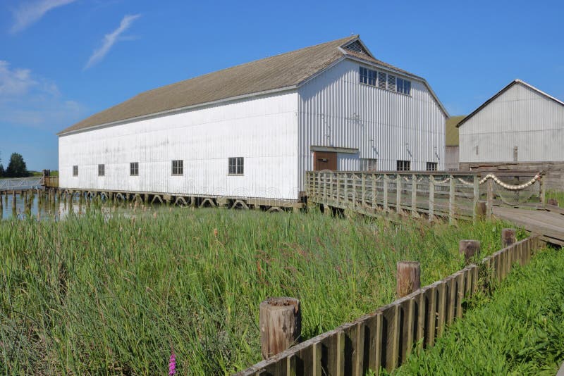 Industrial Fish Processing Building Stock Image - Image of fish, large ...