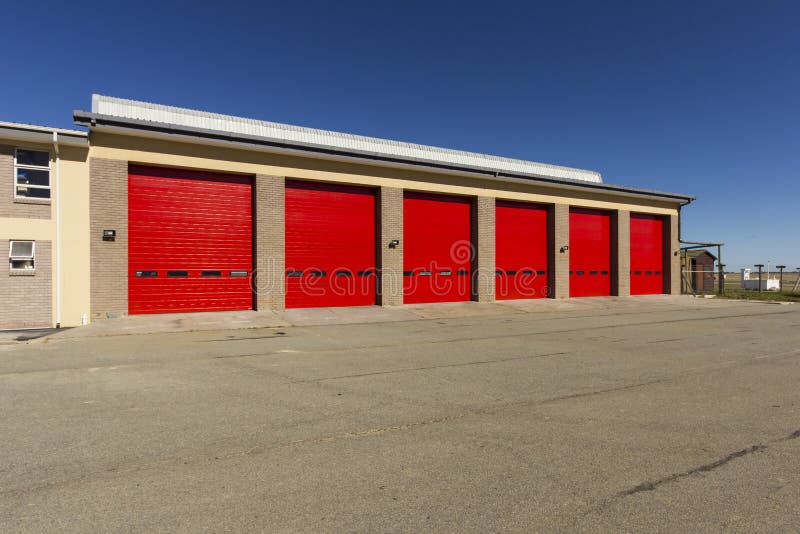 Industrial Garage Door Warehouse Stock Image - Image of garage, store ...