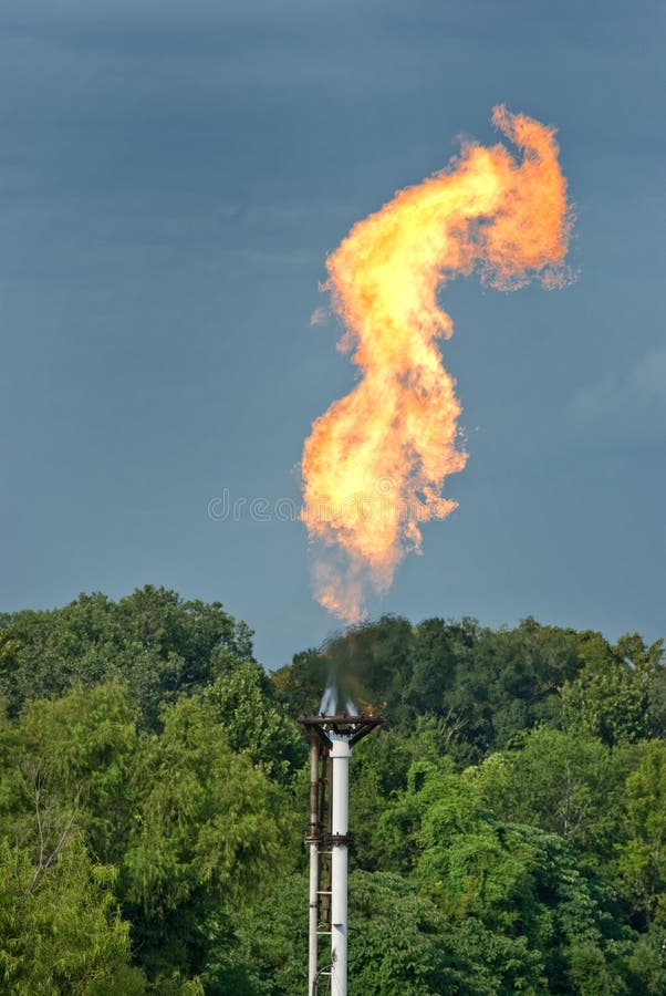 Gas Flare stock photo. Image of industrial, petroleum, flow - 818516