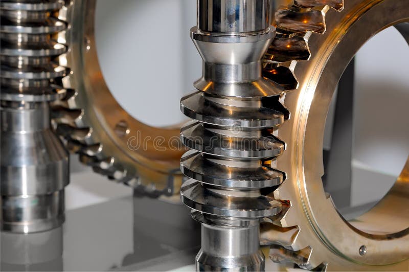 Industrial Gear and a Circular Gear, Cogwheel Stock Image - Image of ...