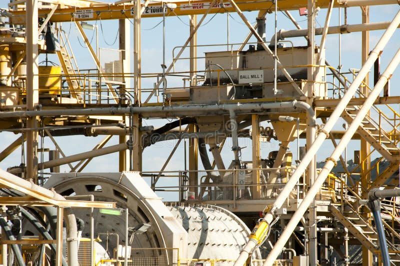 Mining Process Plant stock photo. Image of process, concentrate - 106706744