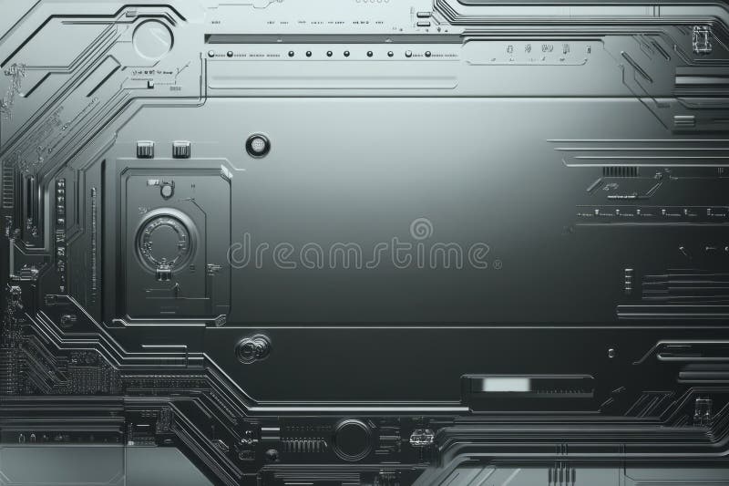 Industrial Grey Abstract Background with Metallic Gradients, Structural ...