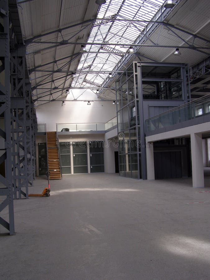 Industrial Hall Construction and Industrial Architecture Stock Photo ...
