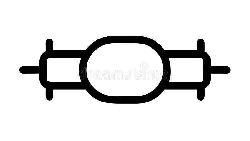 Industrial Handle Component, Mechanical Connection Part, Vector Design ...
