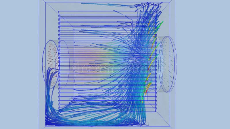 Industrial Heater Airflow Simulation - CFD Simulation Computational ...