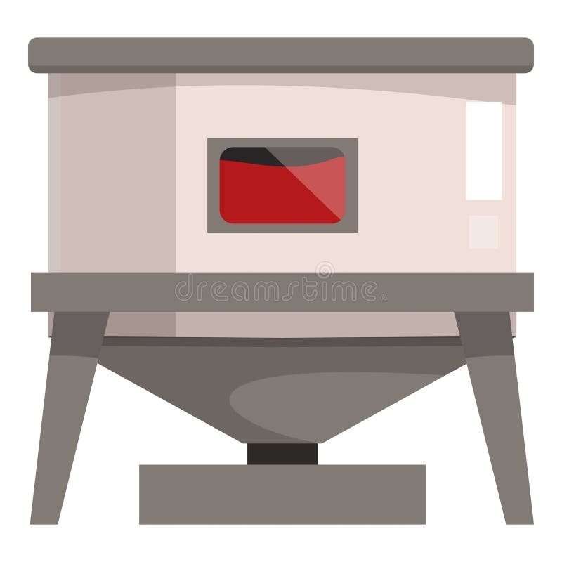 Industrial Hopper Storing Bulk Material for Production Line Stock ...