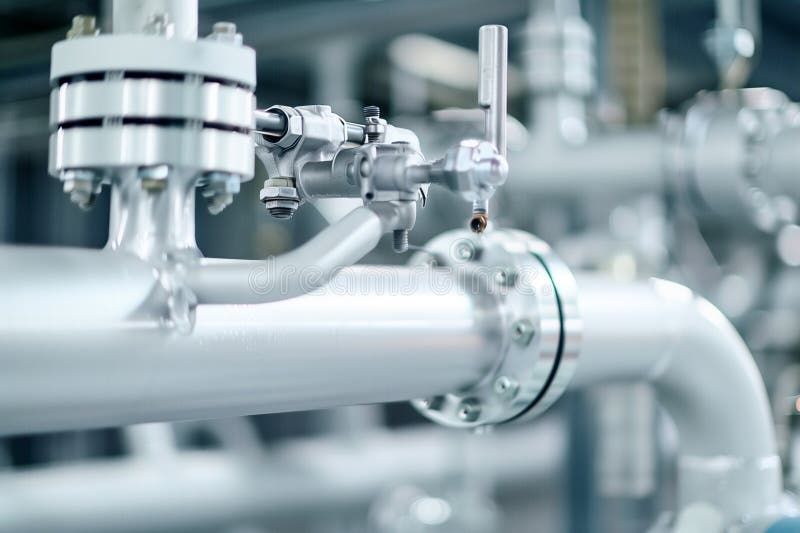 Industrial Hydrogen Pipeline Joint Connection for Secure Gas Flow Stock ...