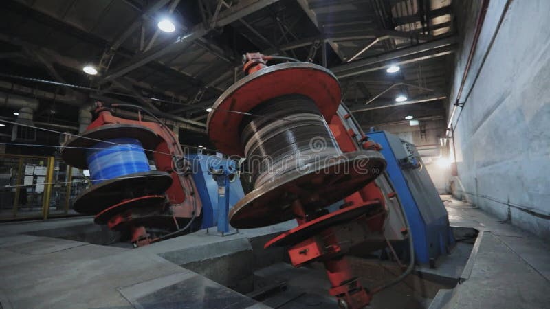 Industrial Interior. Inside the Cable Workshop, a Modern Cable Factory ...