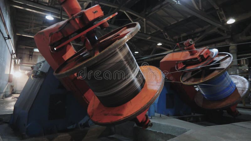 Industrial Interior. Inside the Cable Workshop, a Modern Cable Factory ...