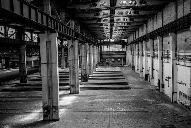 Industrial Interior of an Old Factory Stock Photo - Image of factory ...