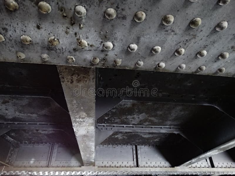 Industrial Iron Bridge Abstract Background Stock Photo - Image of ...
