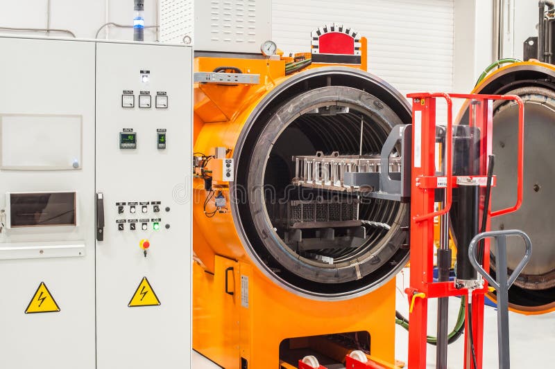 Industrial kiln for metal stock photo. Image of electric - 94398930