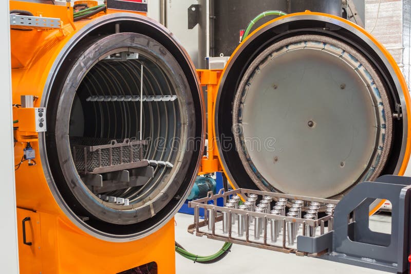 Industrial kiln for metal stock photo. Image of steel - 87072948