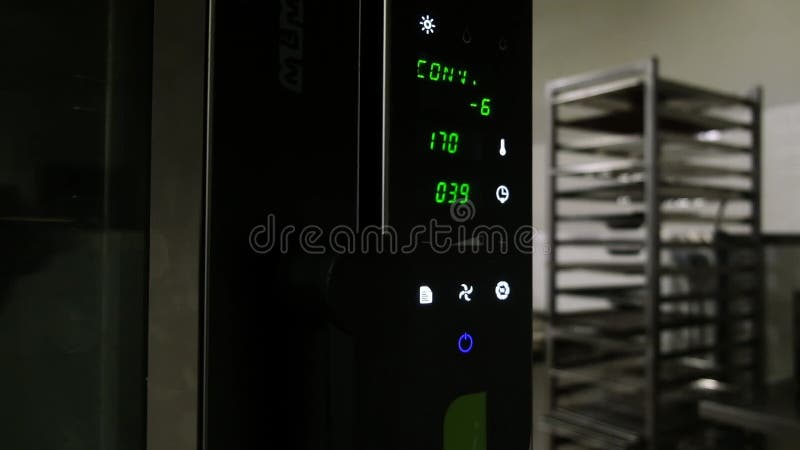 Industrial Kitchen Monitoring: Digital Control Panel and Shelving Units ...