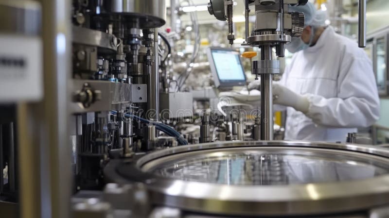 Industrial Laboratory with Machinery for Scientific Processes Stock ...