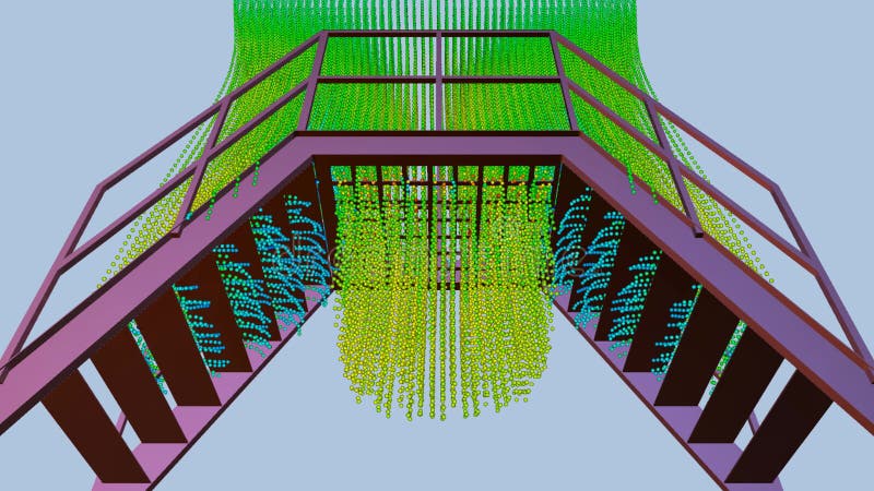Industrial Ladder Airflow Simulation - CFD Simulation Computational Fluid Dynamics Stock Video ...