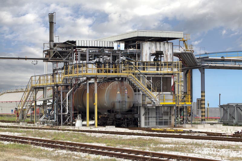 Industrial landscape stock photo. Image of clear, skyline - 21228706