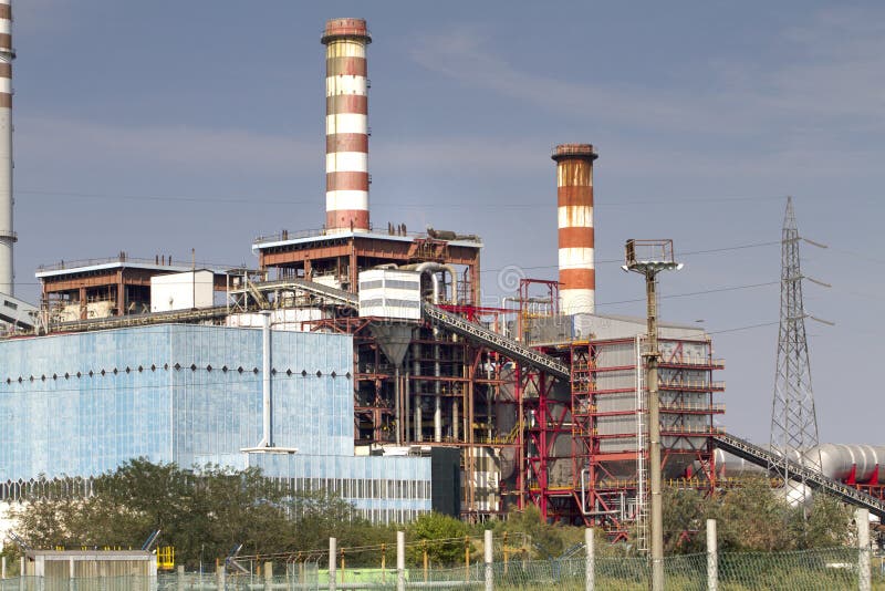 Industrial landscape stock photo. Image of factory, landscape - 21579714
