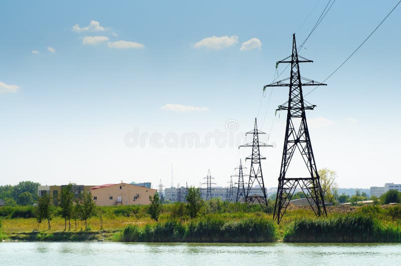 64+ Landscape electrical power lines Free Stock Photos - StockFreeImages