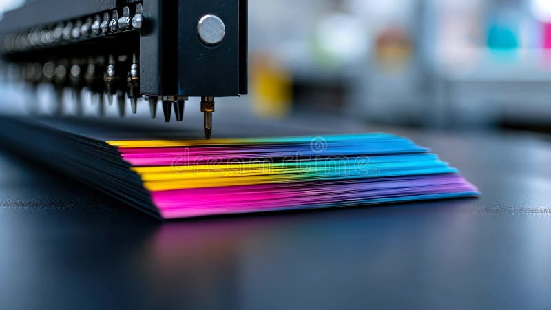 Large Format Printer Processing Signage at High Speed in a Printing ...