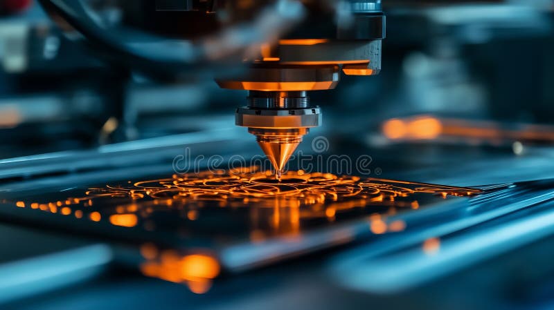 Industrial Laser Engraving Metal Surface with High Precision in Modern ...