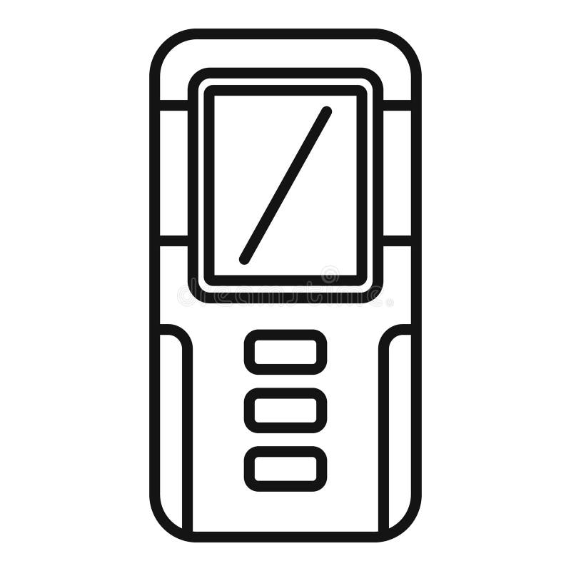 Industrial Laser Meter Icon Outline Vector. Scanner Tool Stock ...