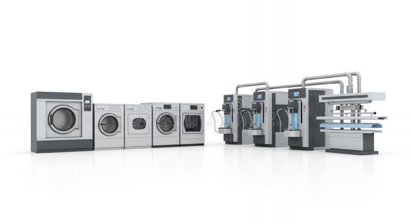 Professional Industrial Laundry Equipment Stock Illustrations – 389 Professional Industrial ...