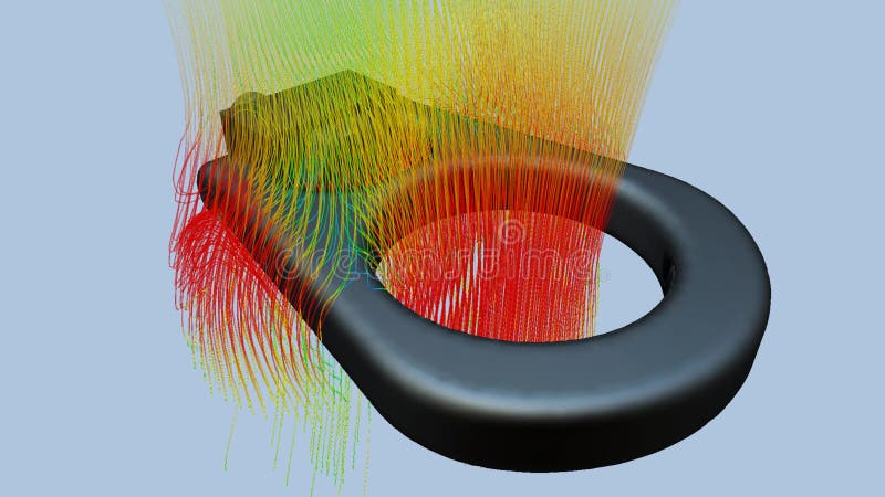Industrial Lifting Eye Airflow Simulation - CFD Simulation ...